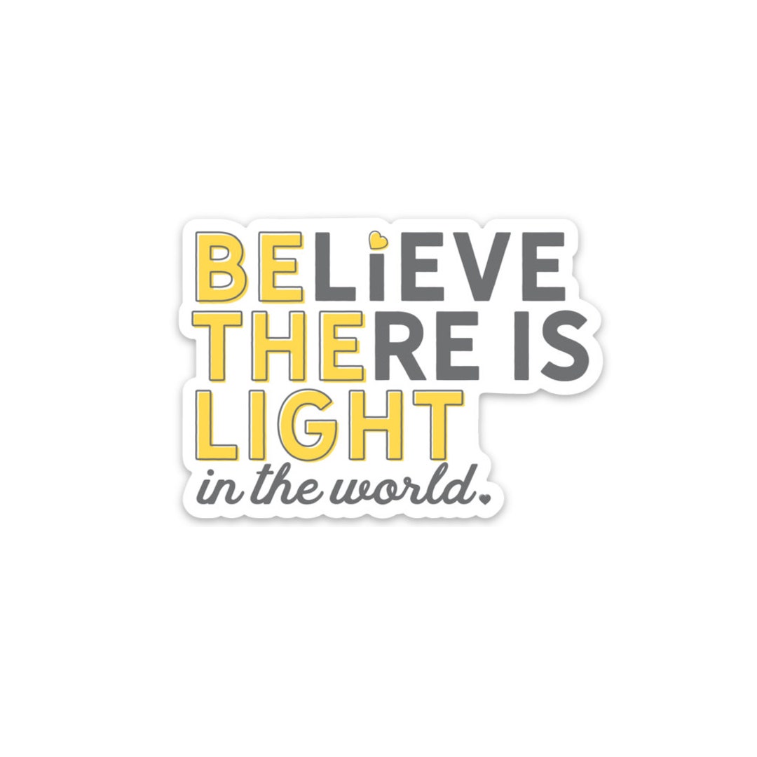 Be the Light Sticker Perfect for Your Laptop, Planner, Water Bottle or ...
