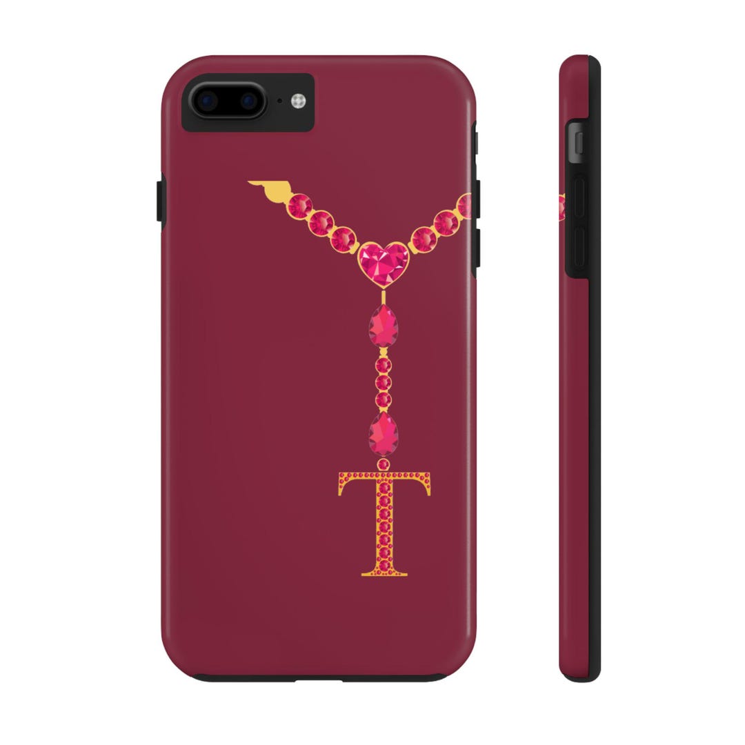 Ruby Grammy's Rosary Inspired Tough Phone Case, Protective Phone Cover ...