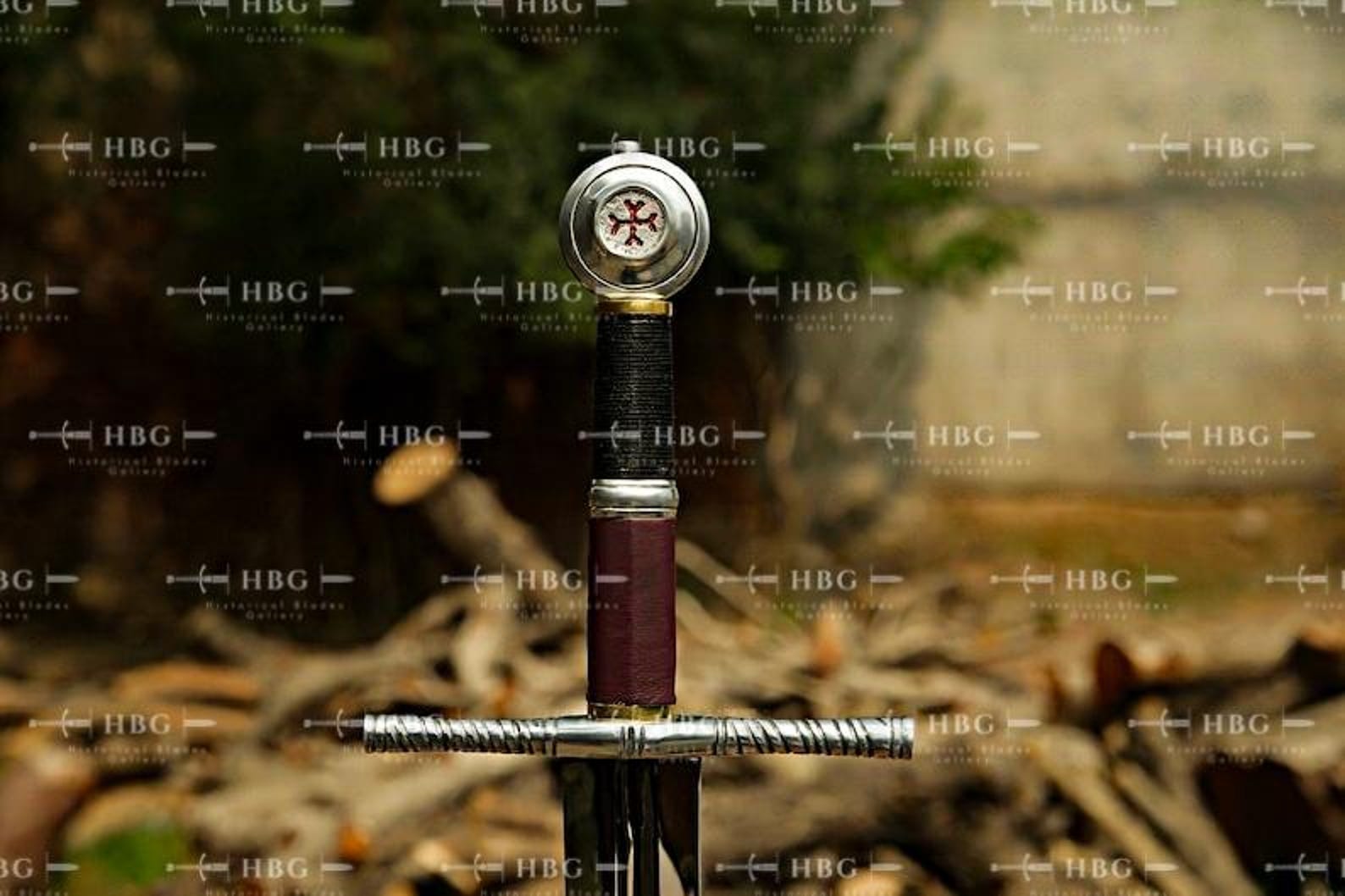 Handmade Knight's Templar Sword – 37" D2 Steel, Free Engraving - Etsy