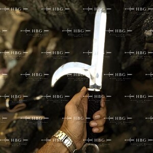Handmade Kyoketsu-shoge Ninja Dagger: Carbon Steel Blade, Leather ...