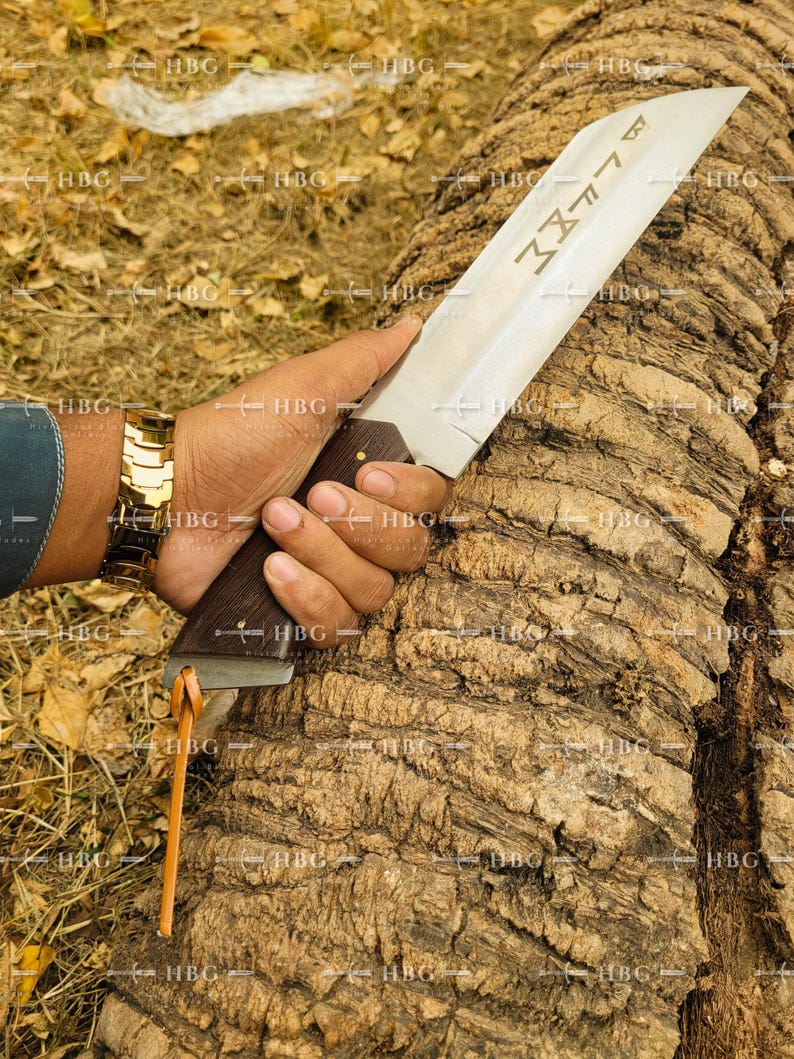 Viking Seax Knife – Authentic Norse Blade, Handcrafted Wood Handle ...