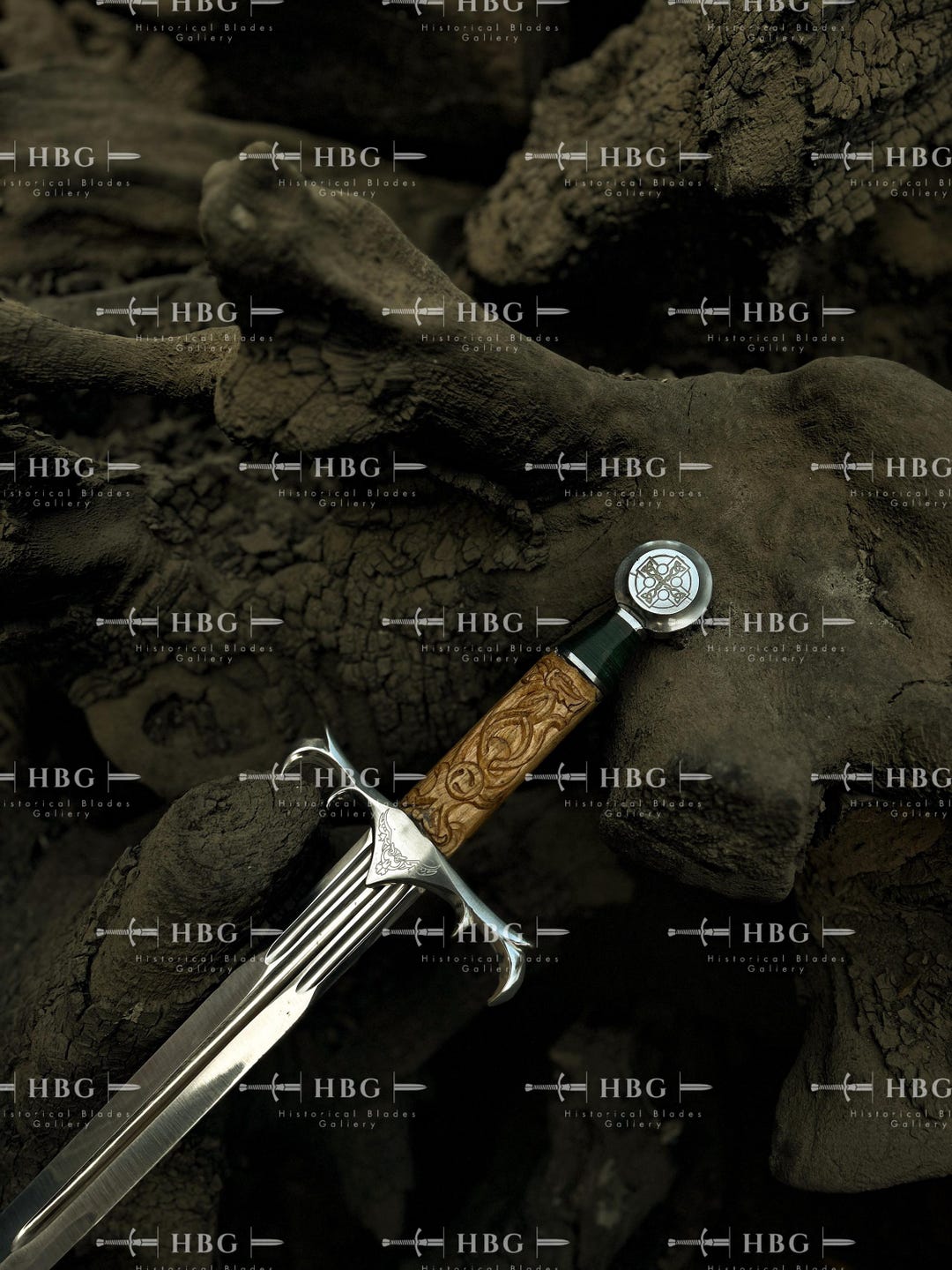 Hand-forged Viking Barbarian Sword – Handmade Jian Crow Savage Beard ...