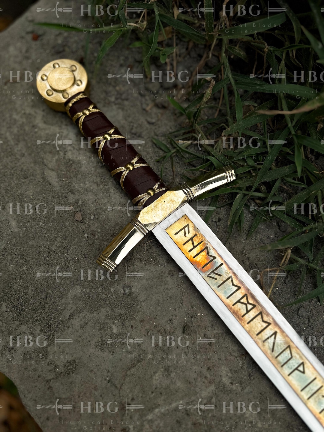 Hand-forged Excalibur Sword Replica – Medieval King Arthur Merlin Blade ...