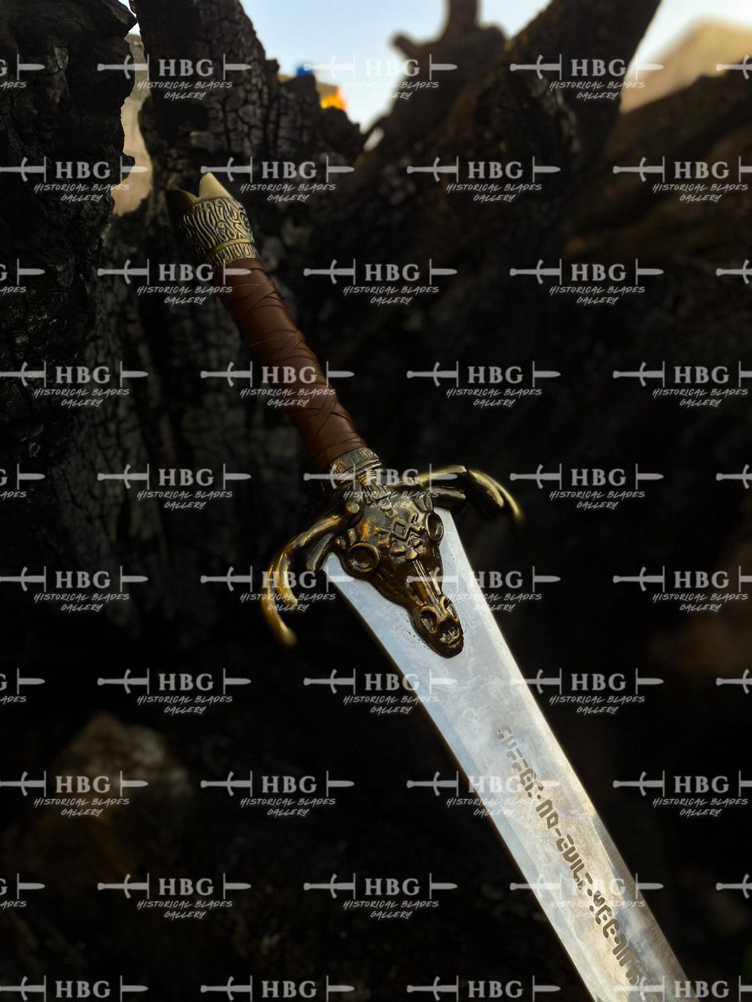 Hand-forged Conan Destroyer Sword – 40" Atlantean Replica, Viking ...