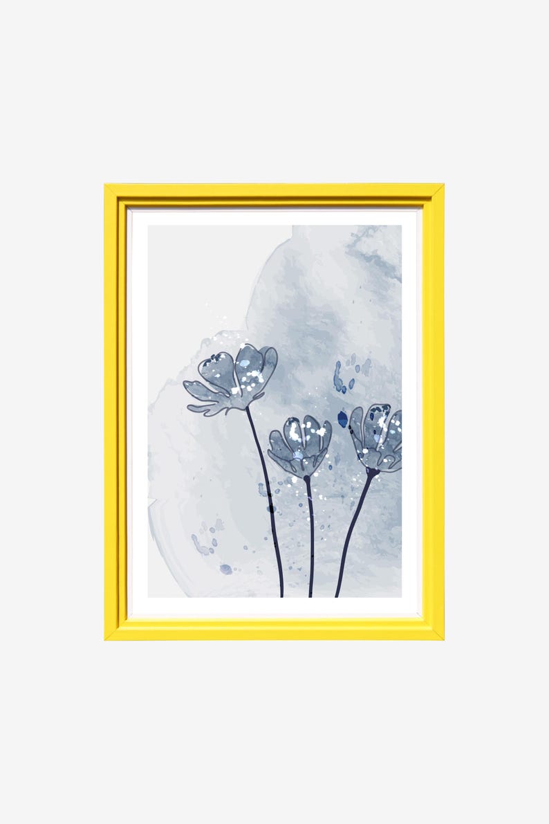 A4 Yellow Picture Frame Step Style Photo Frame Home Decor Frame Wall ...