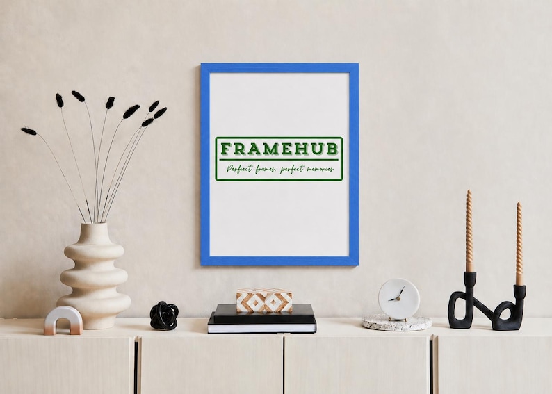A1 A2 A3 A4 Slim Brushed Wood Photo Frame Home Décor • Gallery Walls ...