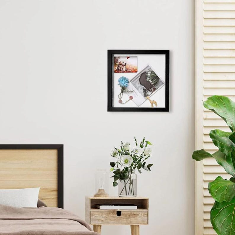 3D Box Frame 2cm Square Deep Box Frame Scrabble Frame 3D Arts Pebble ...