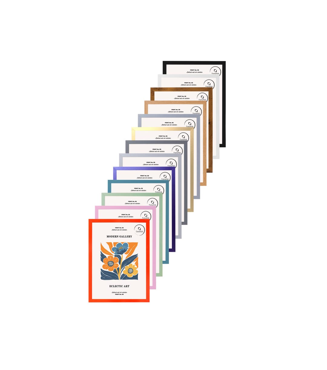 A2 A3 A4 A5 Black Thin Picture Frames White Poster Frames Photo Frame Gift Black & White Picture ...