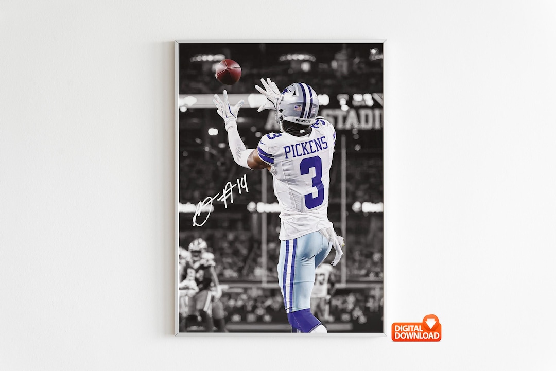 George Pickens Poster, Signed Football Poster, Digital Download - Etsy