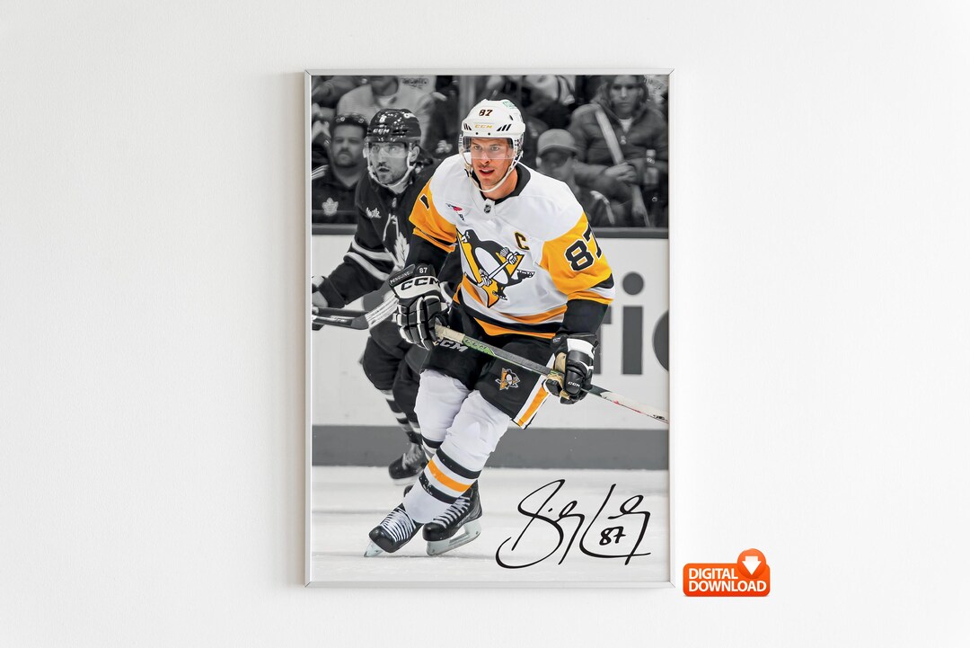 Sidney Crosby Poster, Signed Hockey Poster, Digital Download - Etsy