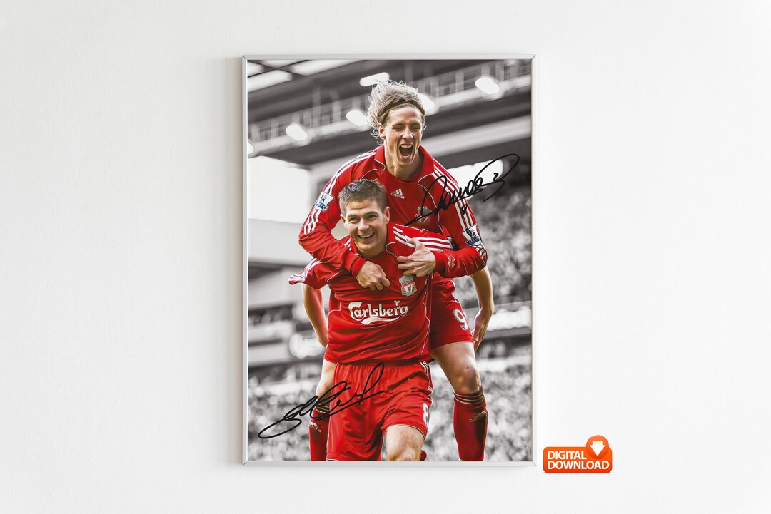 Steven Gerrard Poster, Fernando Torres Poster, Decor Wall Art, Home ...