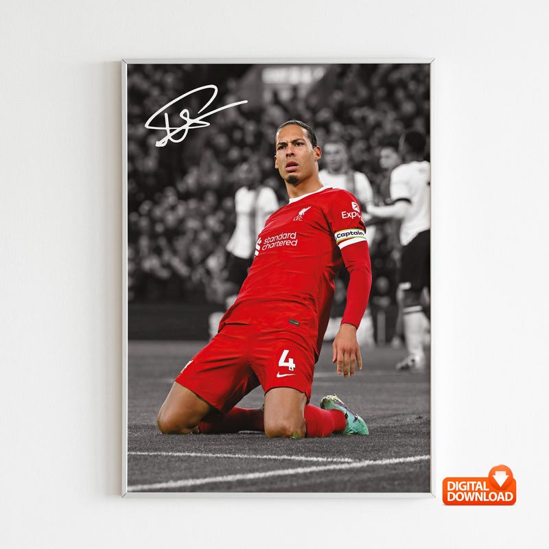 Liverpool Fc Signed Poster - Etsy