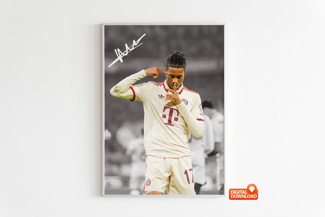 Michael Olise Poster Bedroom Decor, Wall Art, Home Decor, Sports Poster ...