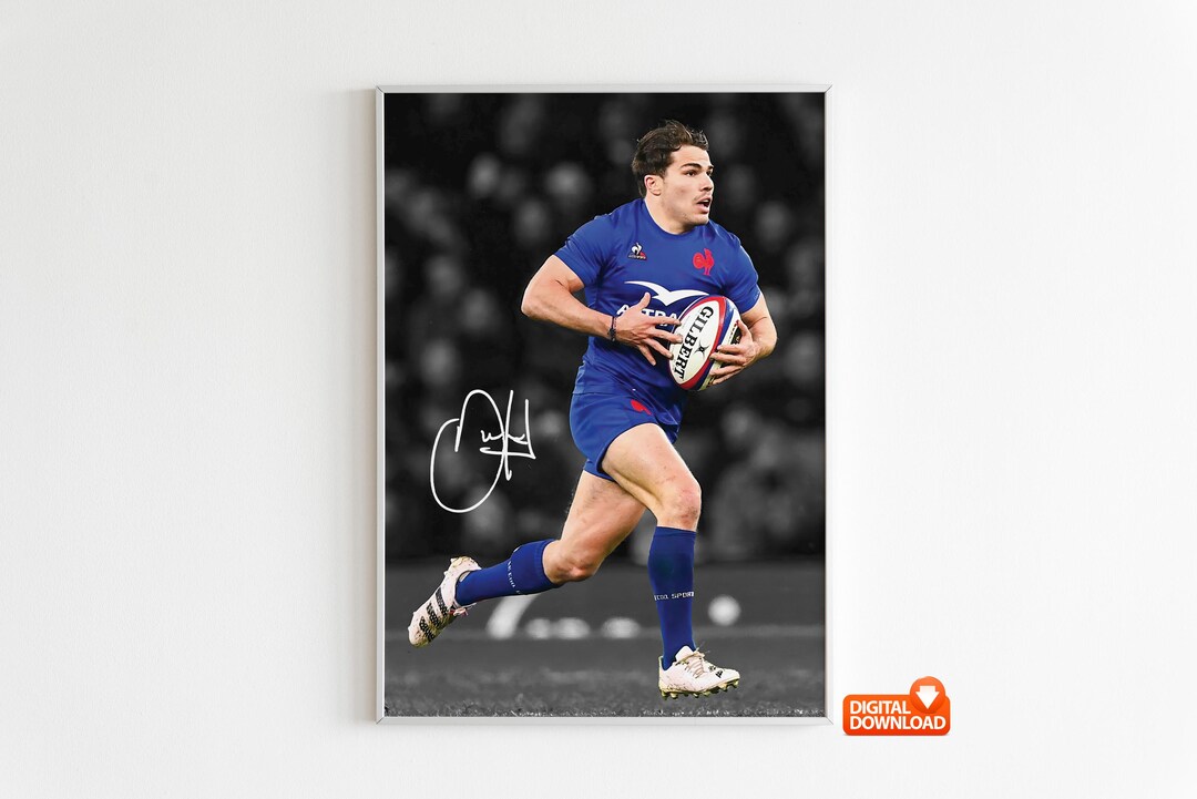 Antoine Dupont Poster, Rugby Poster, Decor, Digital Download - Etsy