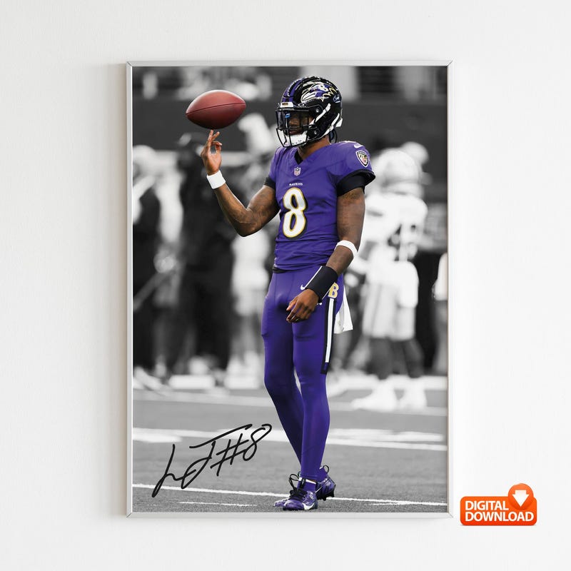 Lamar Jackson - Etsy