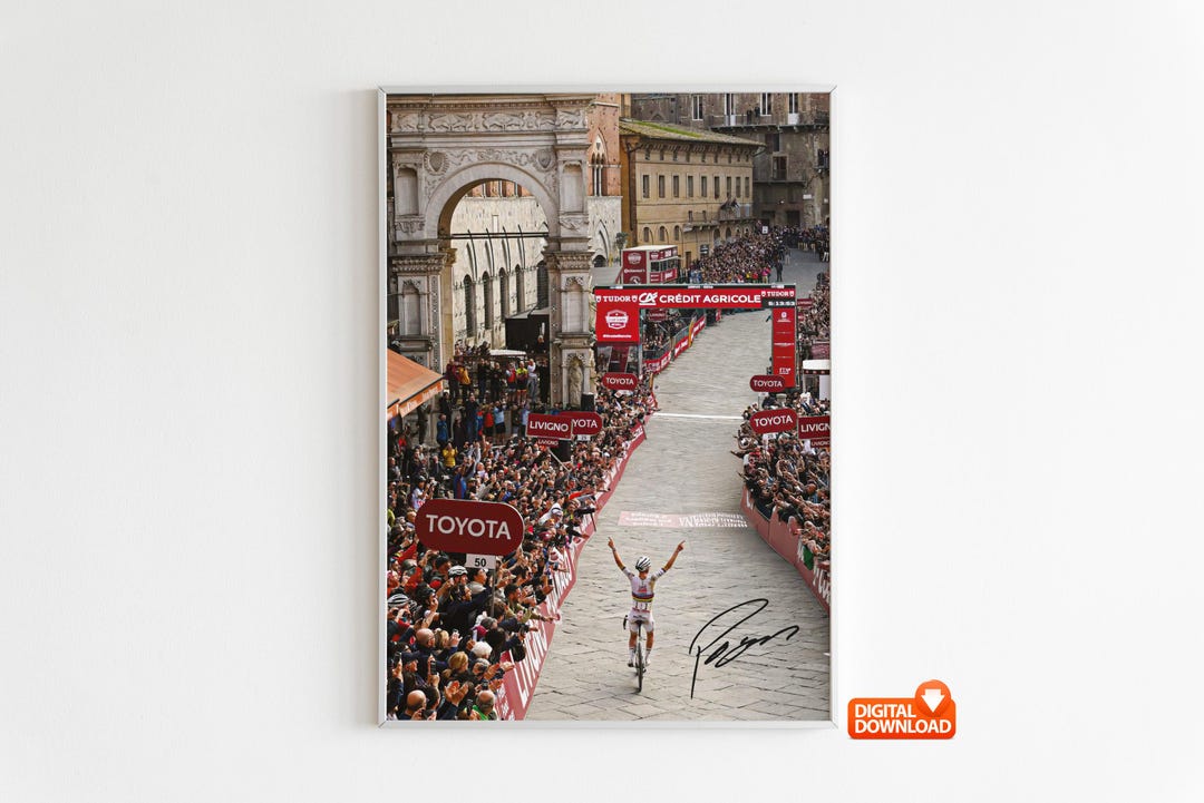 Tadej Pogacar Poster, Cycling Champion Bedroom Decor, Wall Art, Home ...