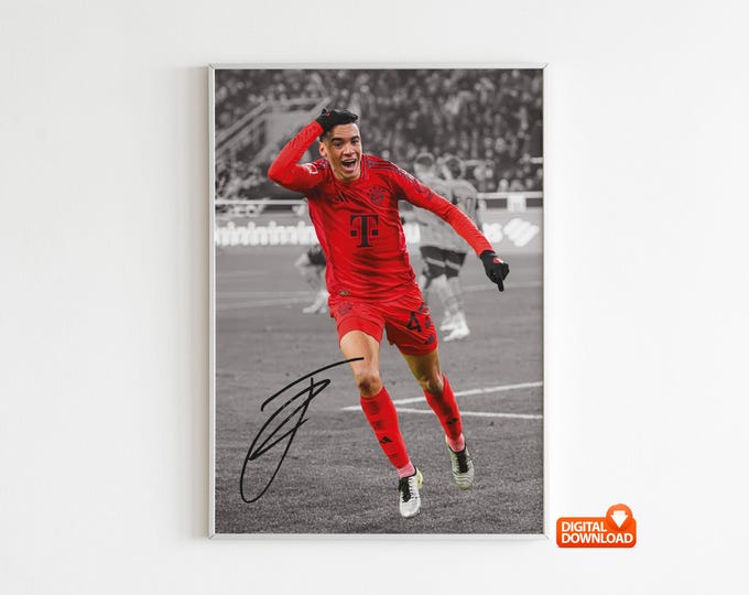 Jamal Musiala "commemorative Starball Relic Card" Topps UEFA Club ...