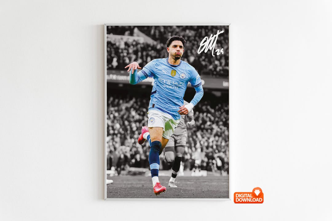 Omar Marmoush Poster Bedroom Decor, Wall Art, Home Decor, Sports Poster ...