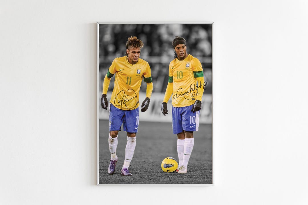 Ronaldinho Poster,neymar Poster, Bedroom Decor, Wall Art, Home Decor ...