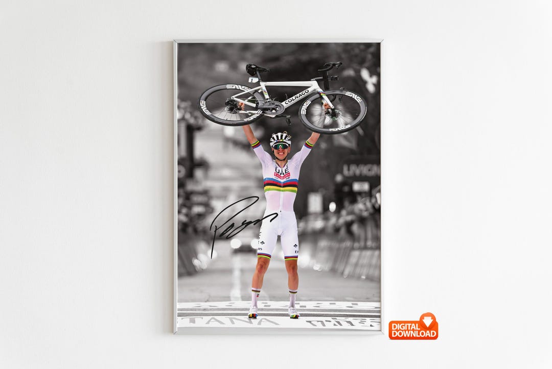 Tadej Pogacar Poster, Cycling Champion Bedroom Decor, Wall Art, Home ...