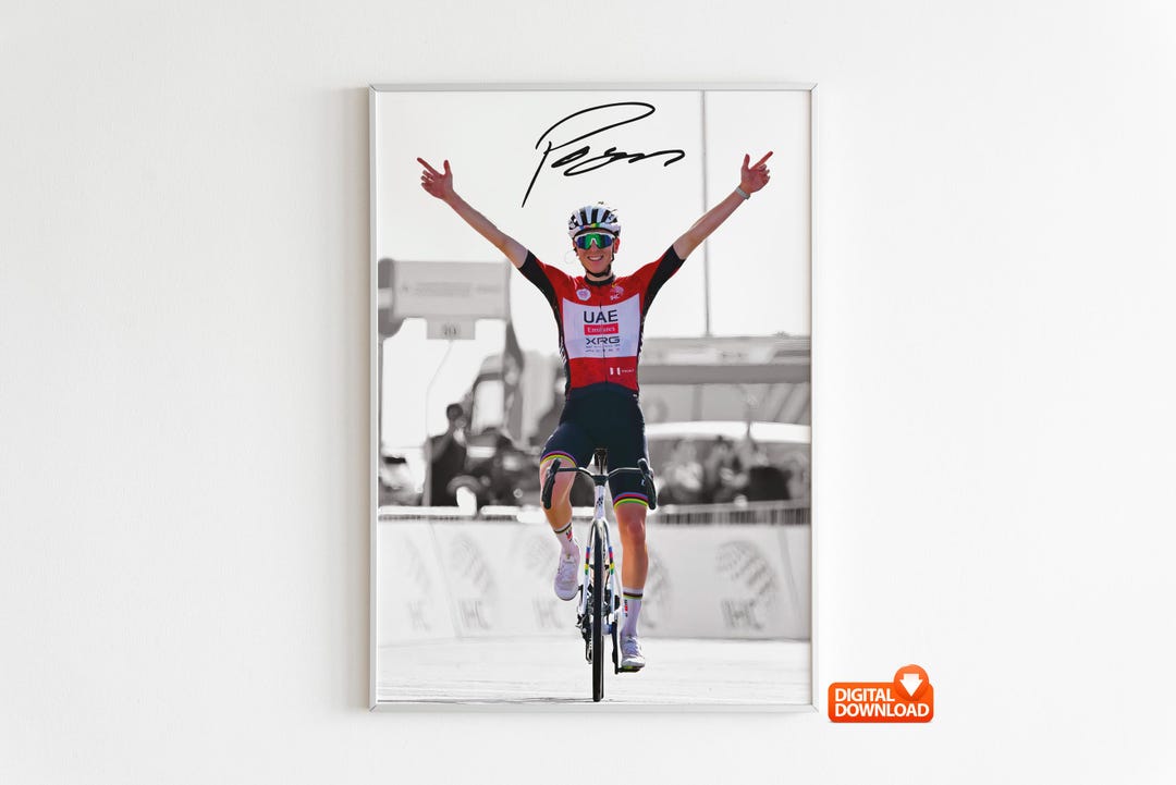 Tadej Pogacar Poster, Cycling Champion Bedroom Decor, Wall Art, Home ...
