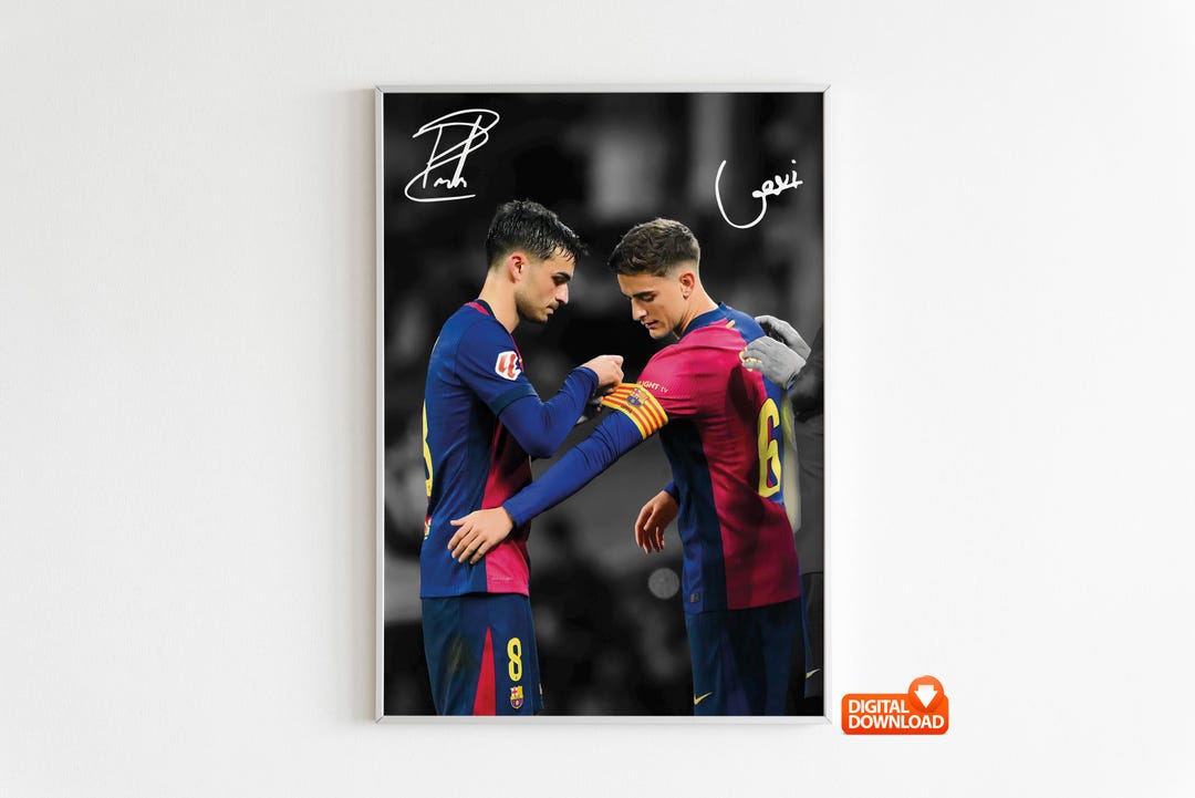 Gavi Poster, Pedri Poster, Bedroom Decor, Wall Art, Home Decor, Sports ...
