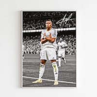 Printable Kylian Mbappe Drawings, Set of 3 Wall Arts, Mbappe ...