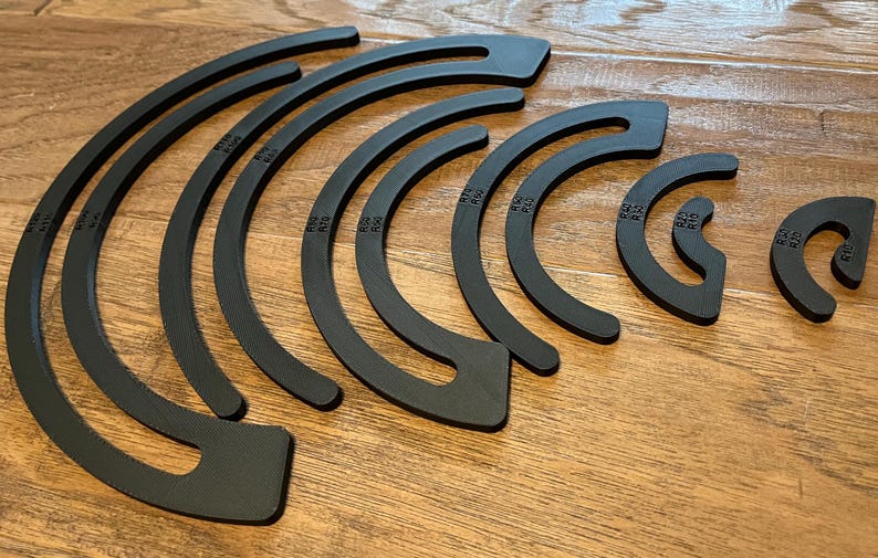3d Printed Arc Templates - Etsy