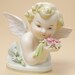 Vintage Lefton Cherub With Flowers KW1415R Ceramic - Etsy