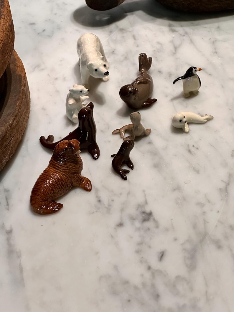 Mini Arctic/antarctic Animal Figurines - Hagen Renaker Vintage 1960-90s ...