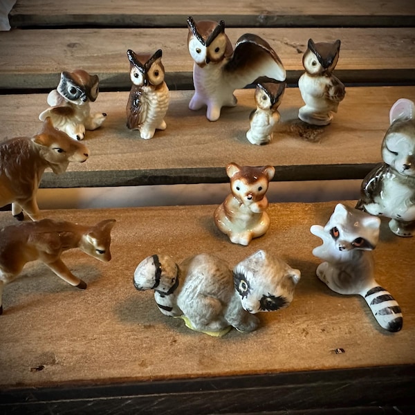 Tiny Ceramic Animals - Etsy