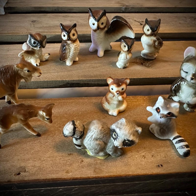 Tiny Ceramic Animals - Etsy