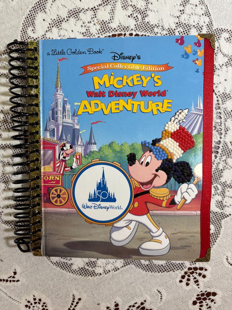 Mickey's Walt Disney World Adventure Reclaimed Little Golden Book Photo ...