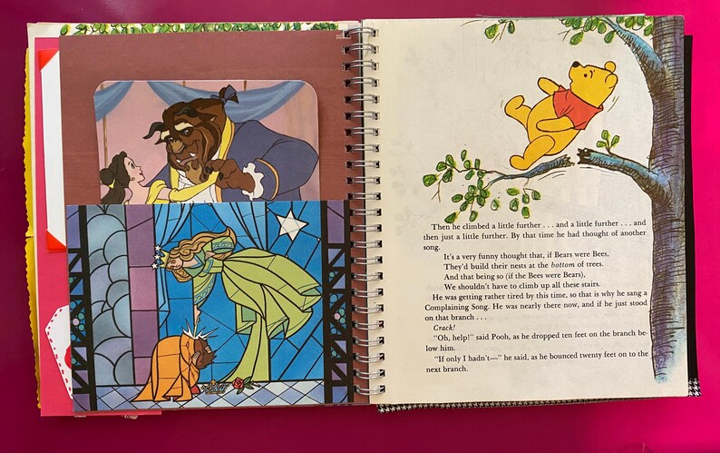Handmade Winnie the Pooh Autograph Book – Recycled Disney Keepsake - Etsy