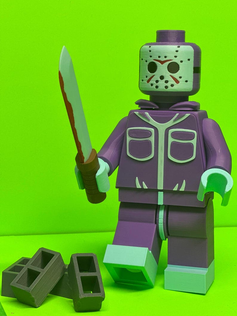 NES Jason Voorhees Biggie Fig Retro Horror Custom Figure - Etsy