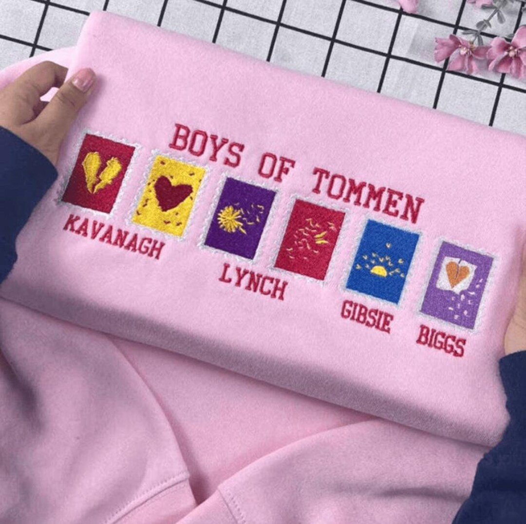 Embroidered Boys of Tommen Book Cover Sweatshirt, Vintage Tommen ...