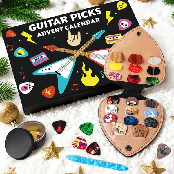 Guitar Picks Calendar - Etsy