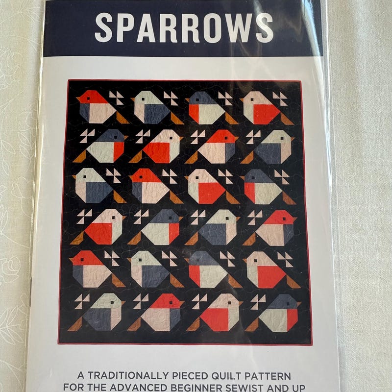 Sparrow Quilt Pattern - Etsy