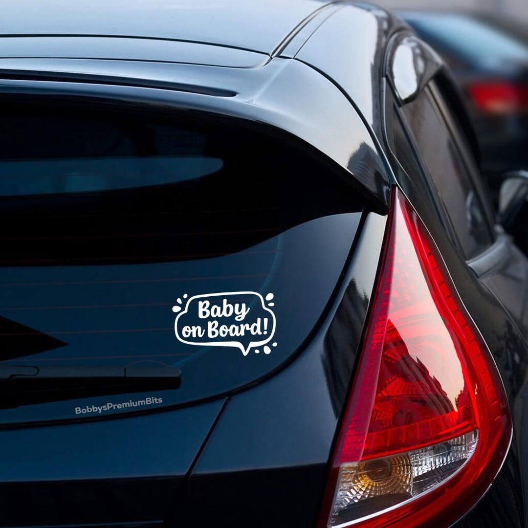 Baby on Board Sticker Decal for Car Window Mirror Door - Etsy