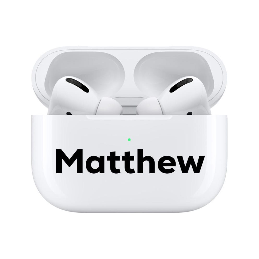 Custom Name AirPod Case Vinyl Decal: Apple AirPod Pro/classic - Etsy