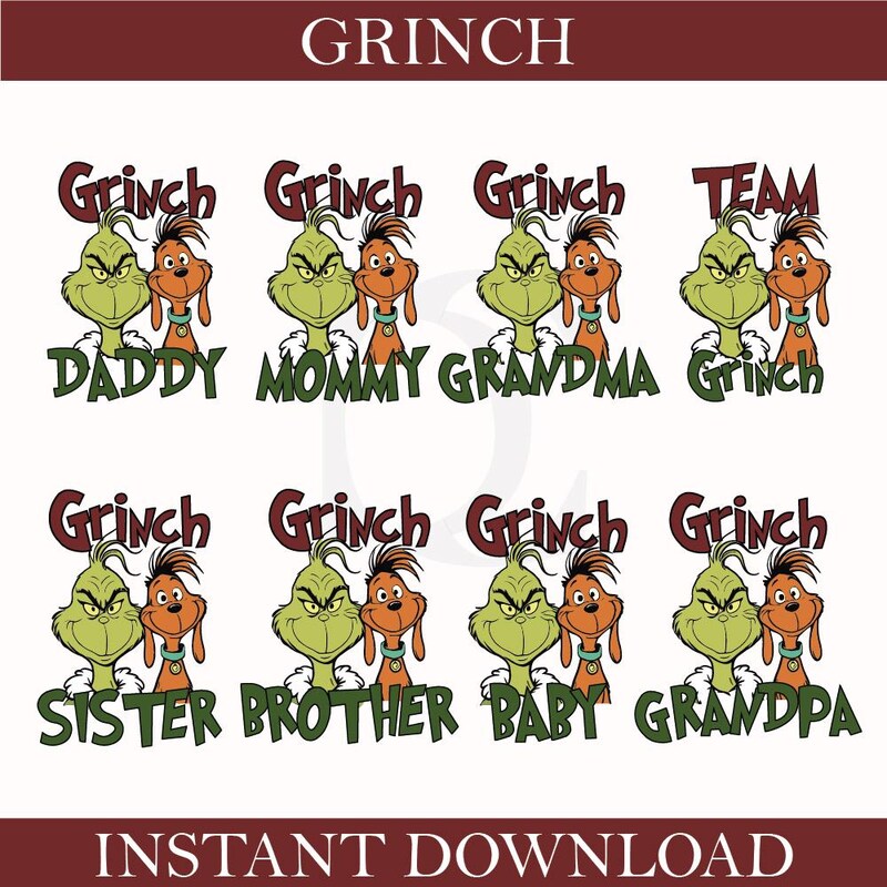 Team Grinch Svg File - Etsy