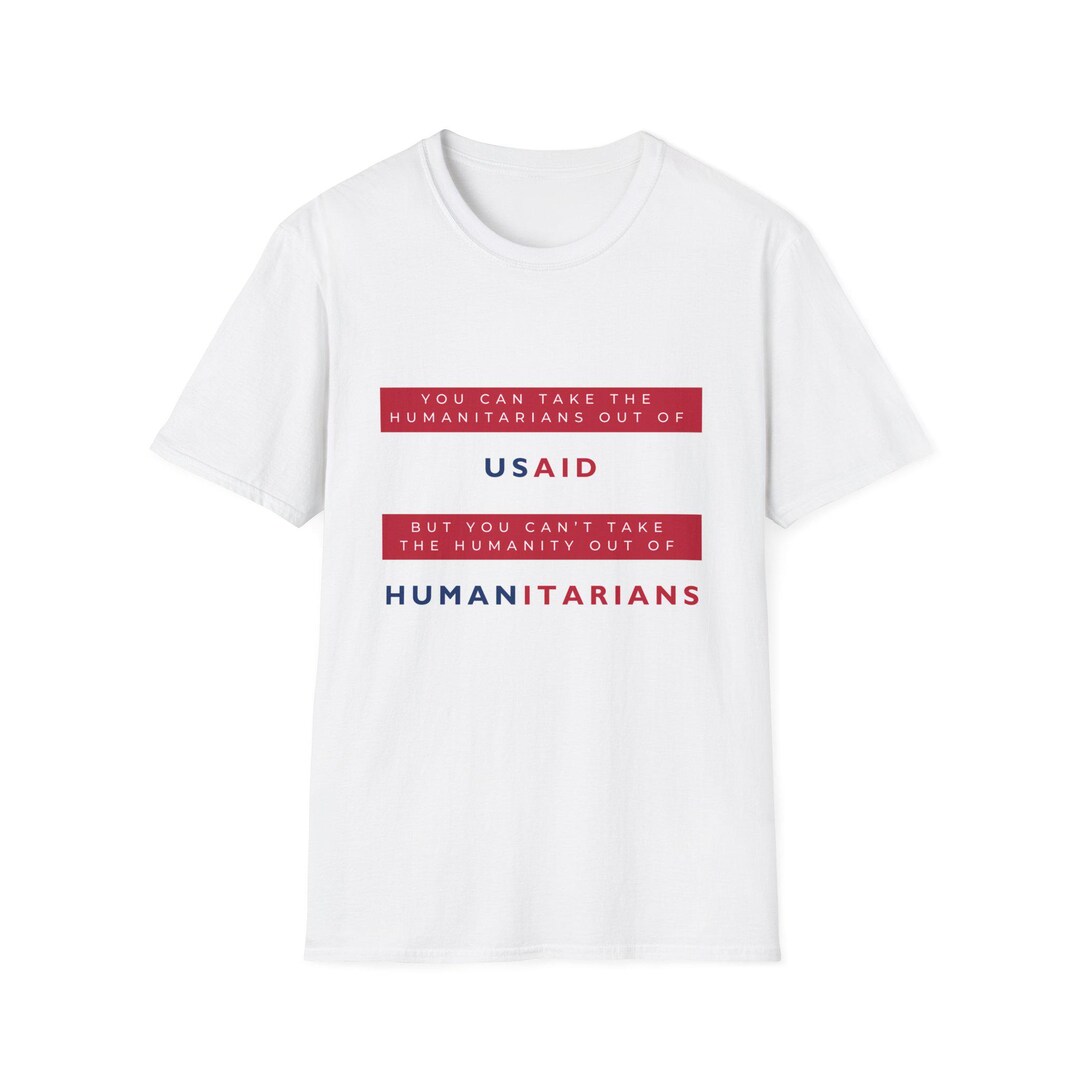 USAID BHA Humanitarian Unisex Softstyle T-shirt, Casual Tee, Unique ...