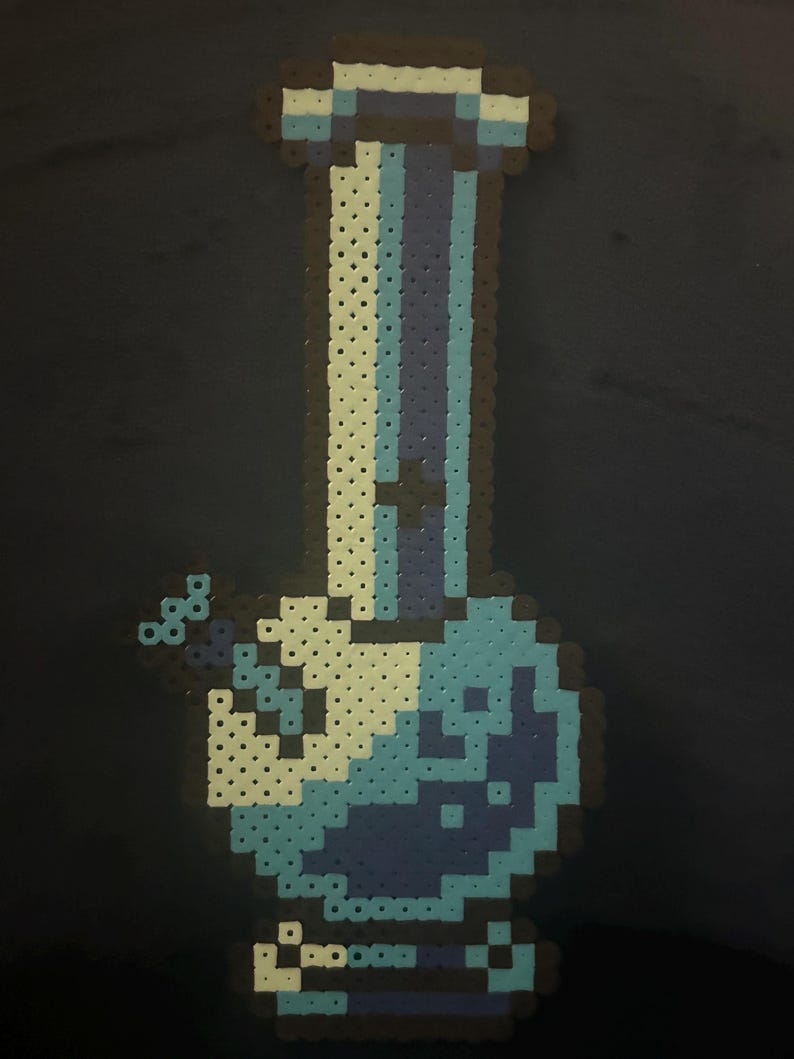 Colored Bong Perler Bead Design Different Color Choices - Etsy