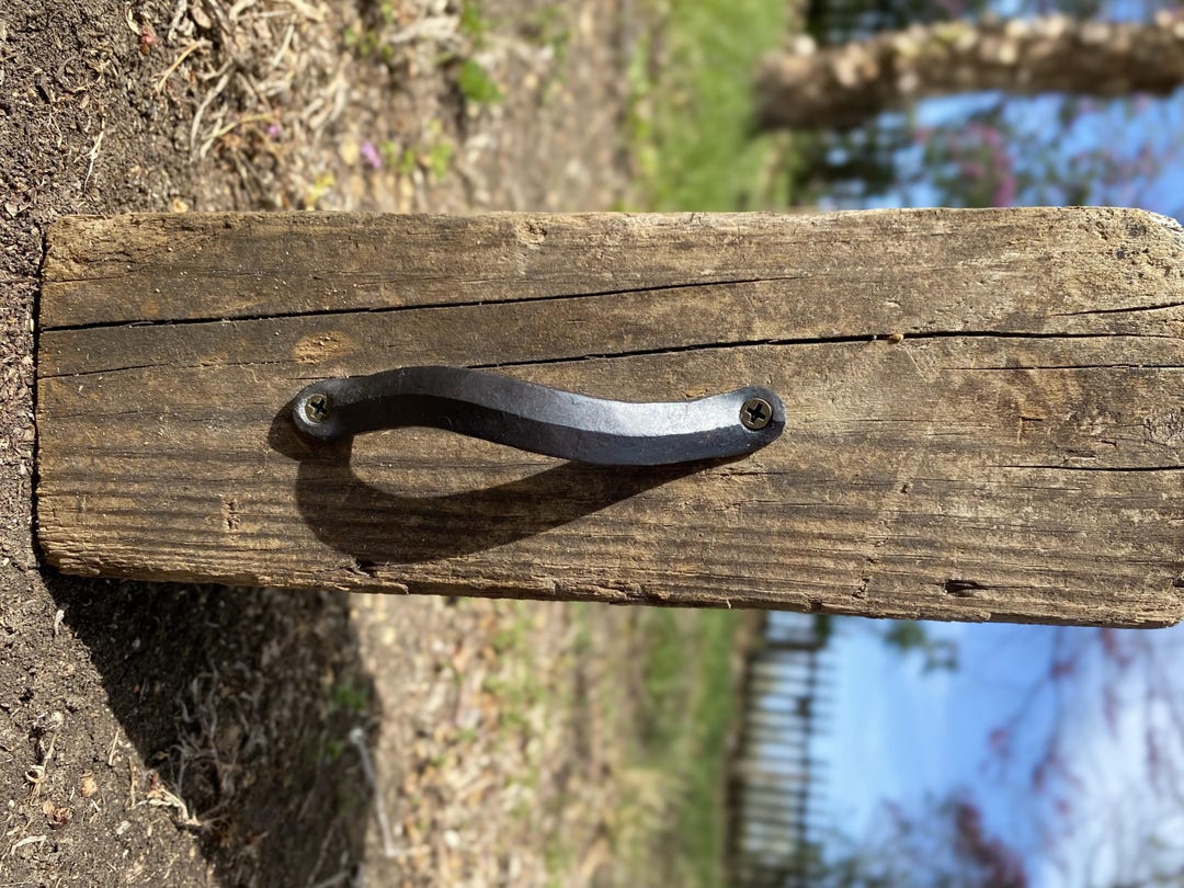 Hand Forged Drawer Handle - Etsy