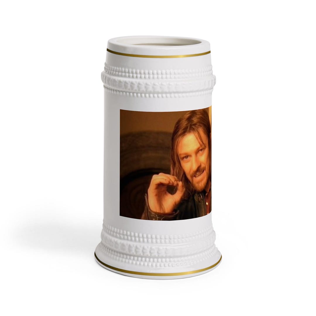 One Does Not Simply Lord of the Rings Beer Stein Mug | Tolkien Brewery ...