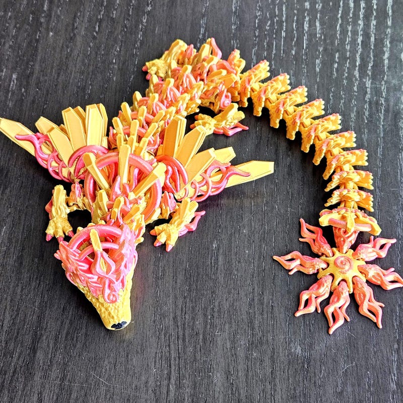 Sunset Sara Dragon Puppets - Etsy