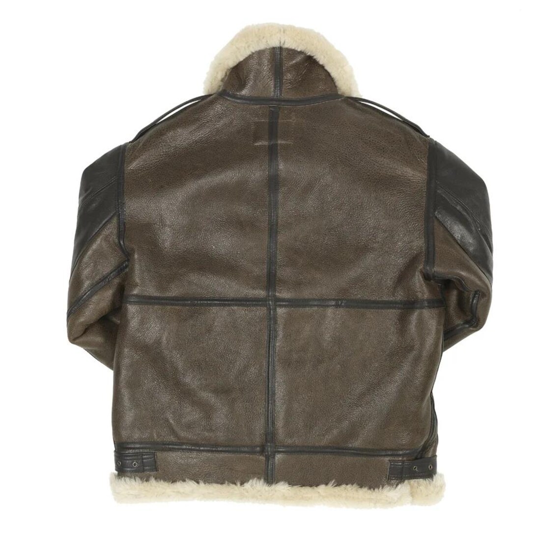 Handmade B-3 Bomber Jacket – “the General” Shearling Flight Coat - Etsy