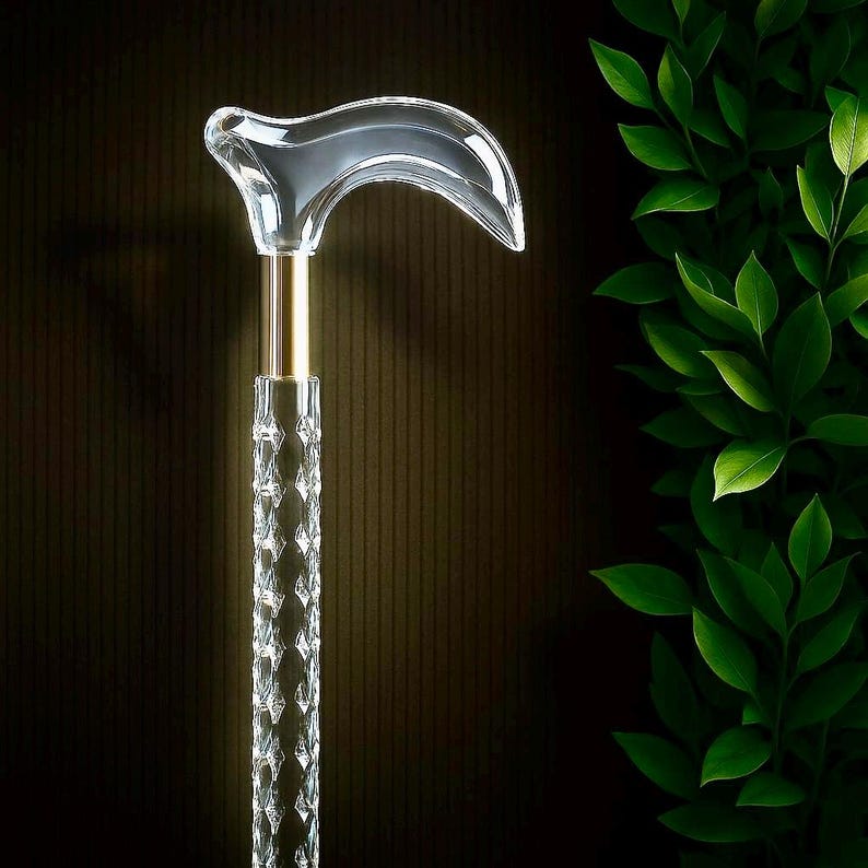 Personalized Acrylic Walking Cane: Custom Handmade Walking Stick - Etsy