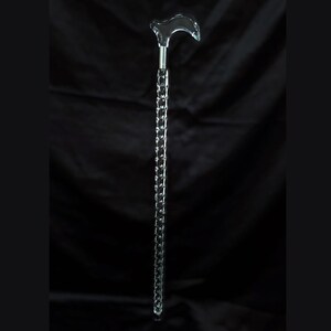 Handcrafted Clear Acrylic Walking Cane, Elegant Transparent Walking ...
