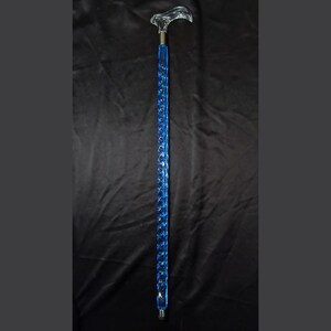 Handcrafted Clear Acrylic Walking Cane, Elegant Transparent Walking ...